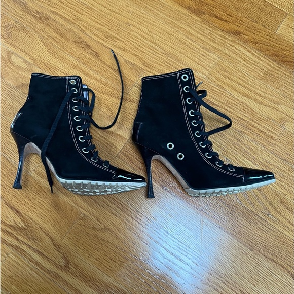 Manolo Blahnik | Shoes | Authentic Manolo Blahnik Suede Embellished ...
